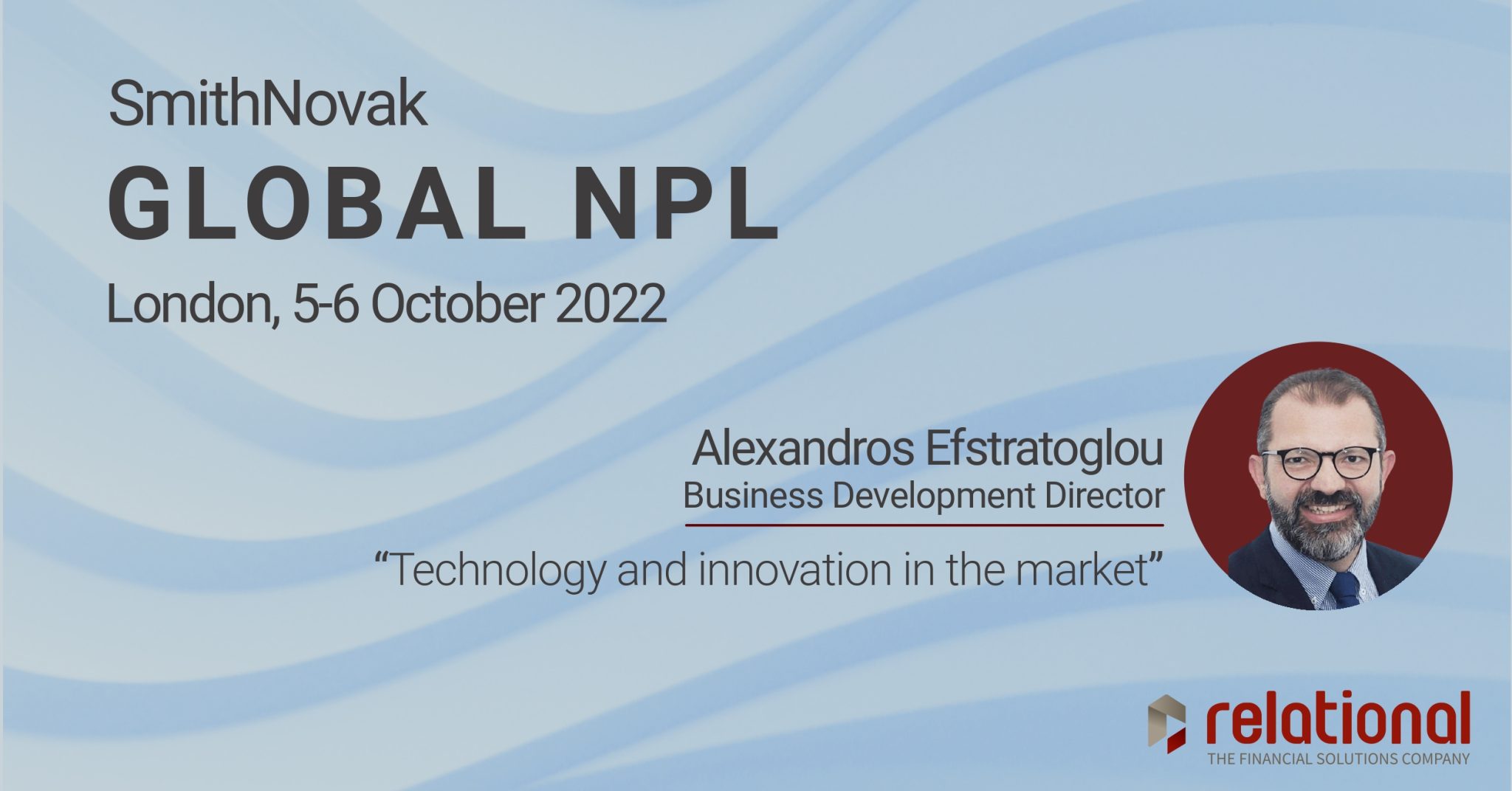 Save the date - Global NPL 2022, SmithNovak - Relational